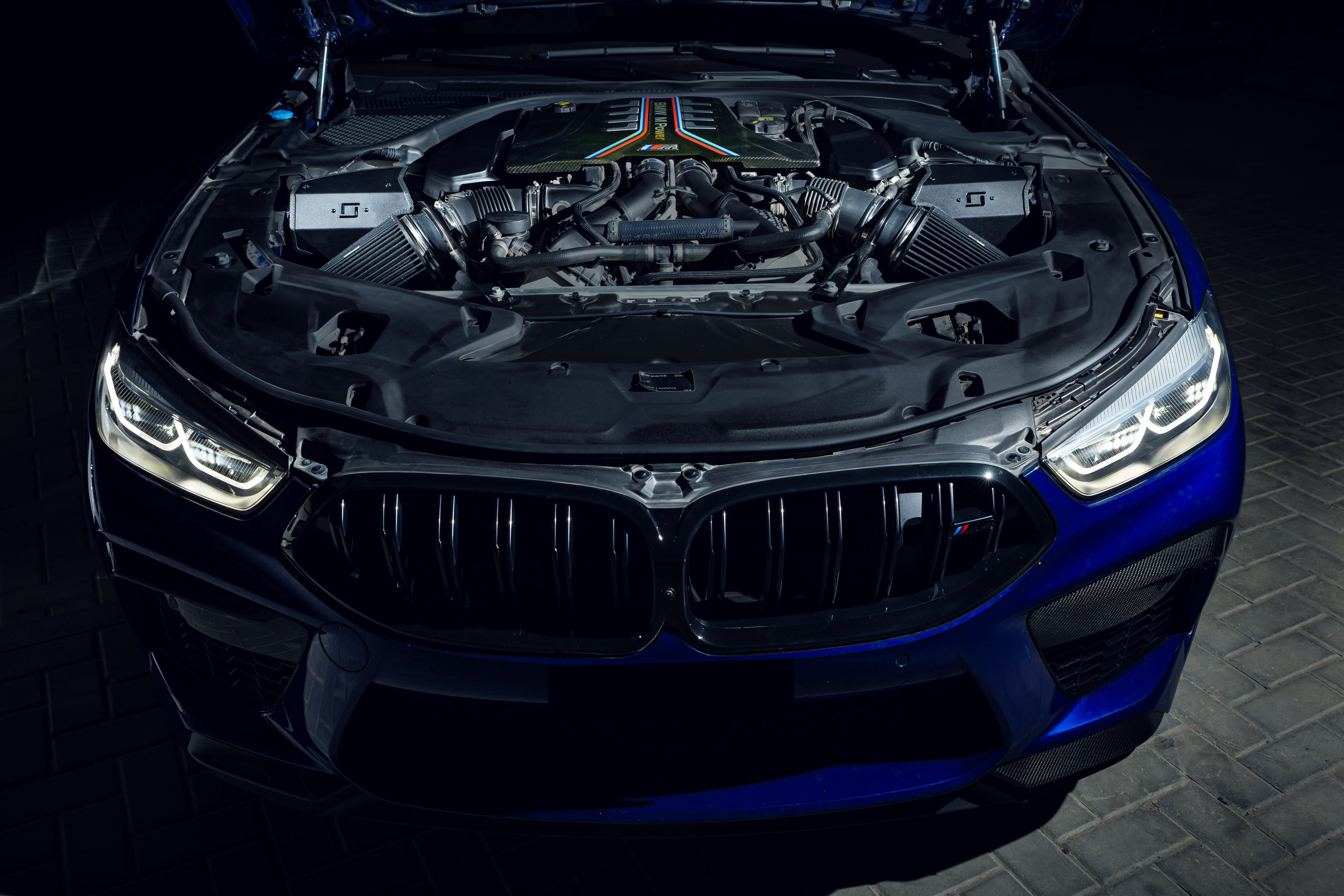 BMW M8 (F93) S63 4.4L V8 Twin-Turbo Cold Air Intake System – BlackBoost ...