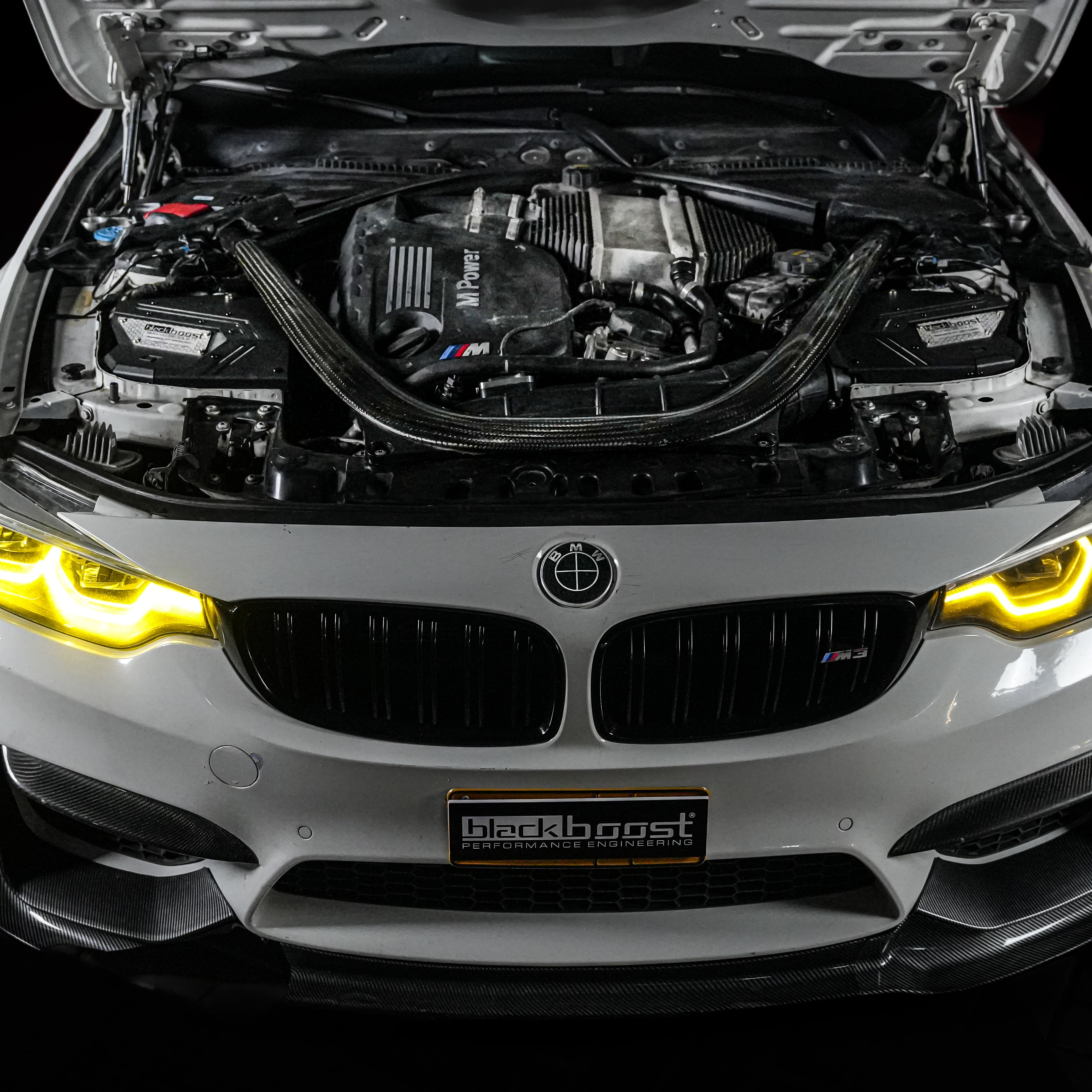 BMW M3 (F80) S55 3.0L I6 Twin-Turbo Cold Air Intake System – BlackBoost ...